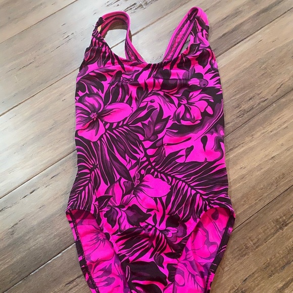 basic training | Swim | New Vintage Swimsuit Hawaiian Print Basic ...